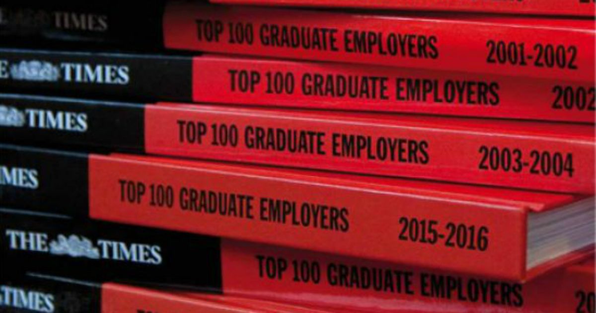 Think Ahead climbs 20 places in Times Top 100 Graduate Employers list ...